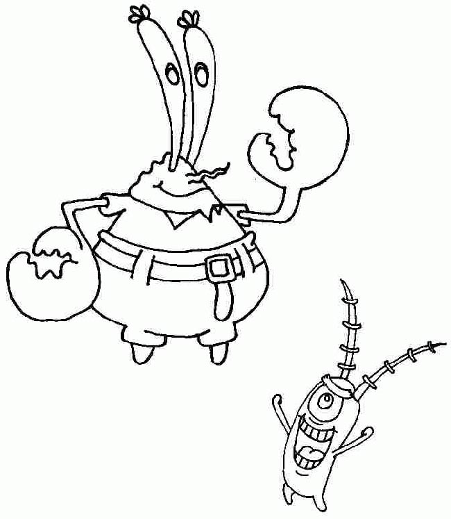 25+ Desenhos do Plankton (Bob Esponja) → Imprimir e Colorir