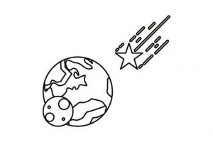 27+ Desenhos de Meteoro para Imprimir e Colorir/Pintar