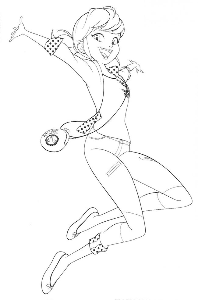 23+ Desenhos de Marinette Dupain-Cheng para Imprimir e Colorir
