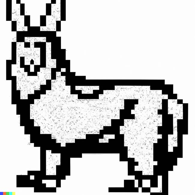 35+ Desenhos em Pixel (Pixelados) para Imprimir e Colorir/Pintar