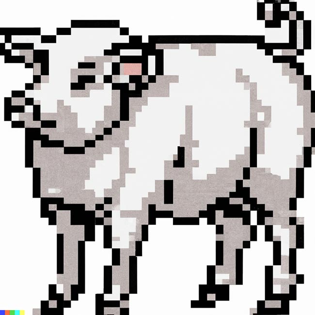 35+ Desenhos em Pixel (Pixelados) para Imprimir e Colorir/Pintar