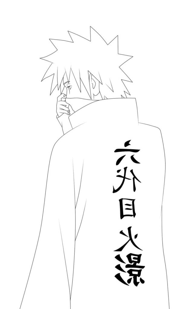 27+ Desenhos de Hokages para Imprimir e Colorir/Pintar