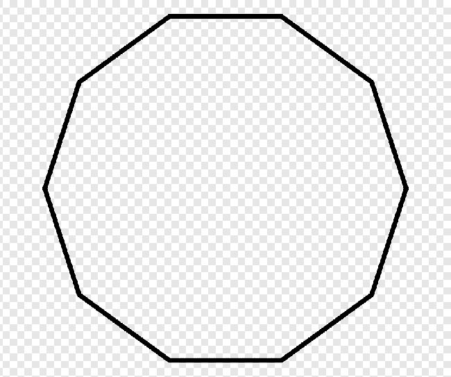 15+ Desenhos de Eneágono para Imprimir e Colorir/Pintar
