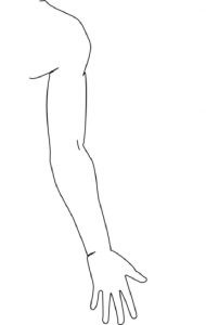 31+ Desenhos de Braço para Imprimir e Colorir/Pintar