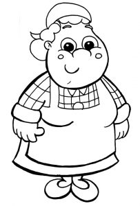 23+ Desenhos da Tia Anastácia para Imprimir e Colorir/Pintar