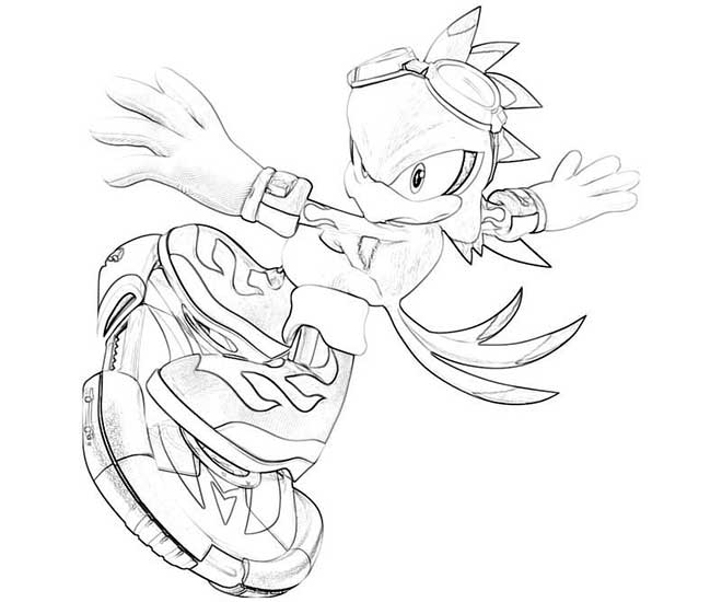 31+ Desenhos de Jet The Hawk (Sonic) para Imprimir e Colorir