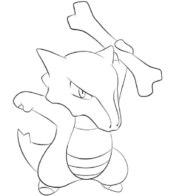 21+ Desenhos do Marowak (Pokémon) para Imprimir e Colorir