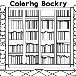 21+ Desenhos de Biblioteca para Imprimir e Colorir/Pintar