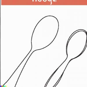 25+ Desenhos de Colher para Imprimir e Colorir/Pintar