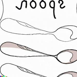 25+ Desenhos de Colher para Imprimir e Colorir/Pintar
