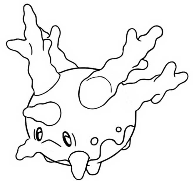 21+ Desenhos de Pokémon Corsola para Imprimir e Colorir/Pintar