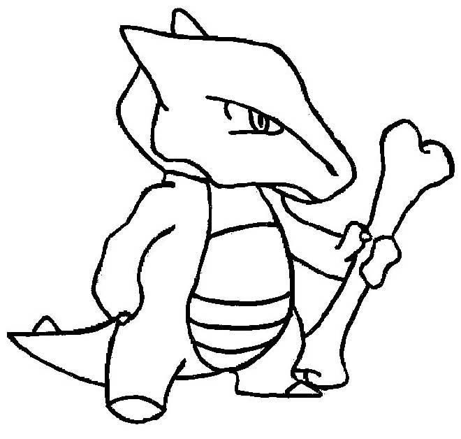 21+ Desenhos do Marowak (Pokémon) para Imprimir e Colorir