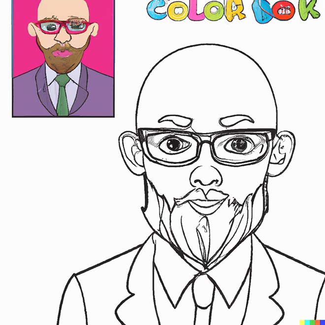 21+ Desenhos de Careca para Imprimir e Colorir/Pintar
