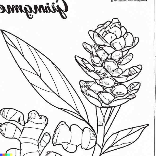 25+ Desenhos de Gengibre para Imprimir e Colorir/Pintar