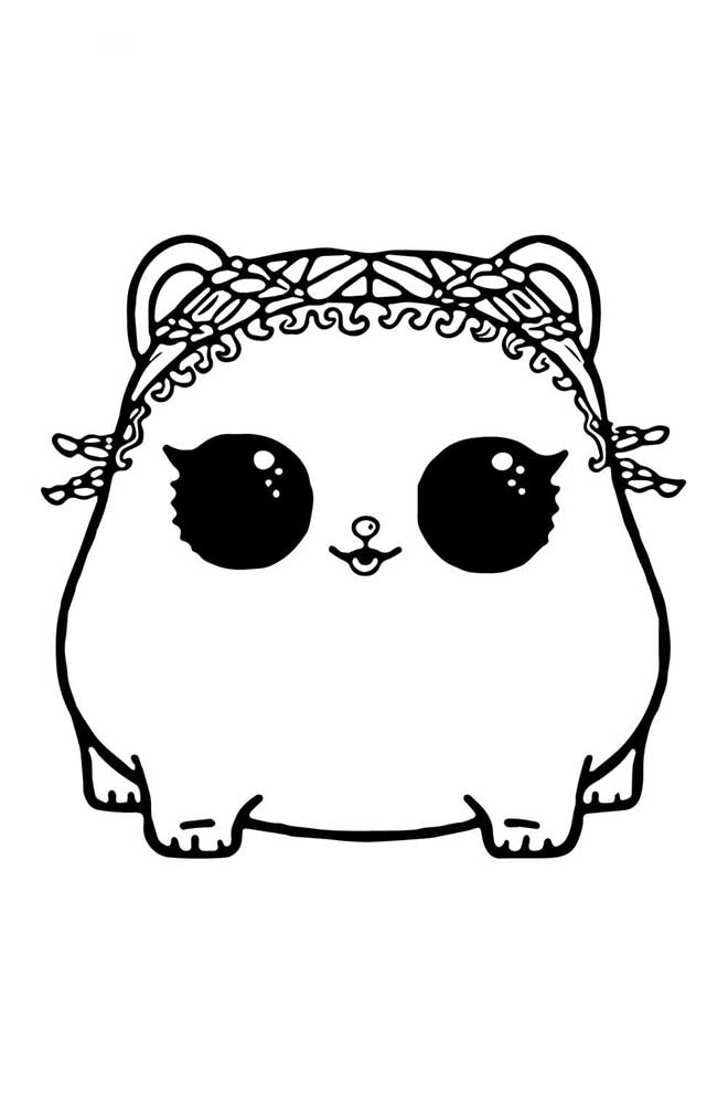 35+ Desenhos de Hamster para Imprimir e Colorir/Pintar