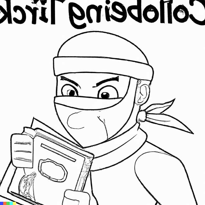 31+ Desenhos de Ladrão para Imprimir e Colorir/Pintar