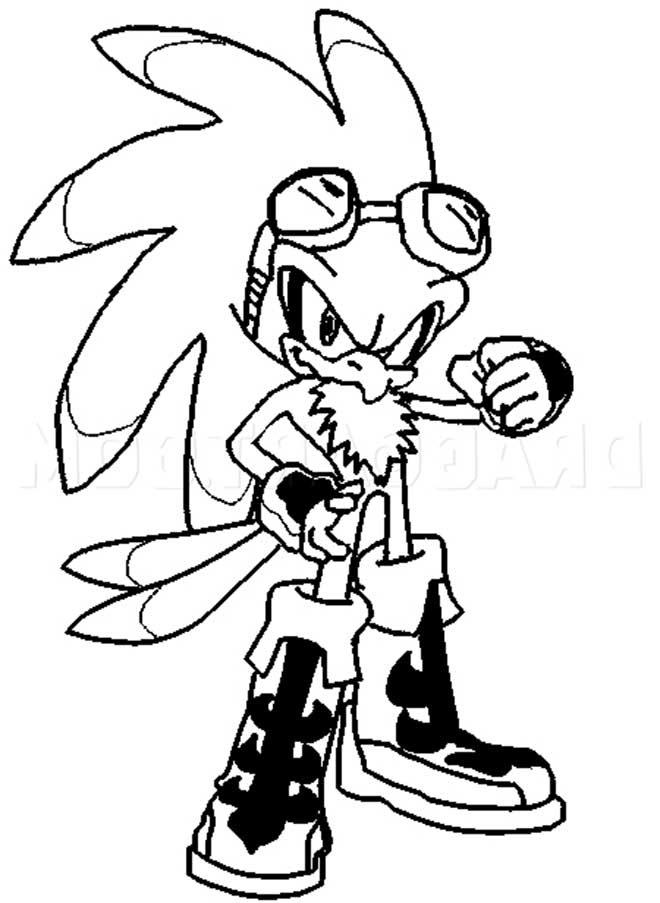 31+ Desenhos de Jet The Hawk (Sonic) para Imprimir e Colorir