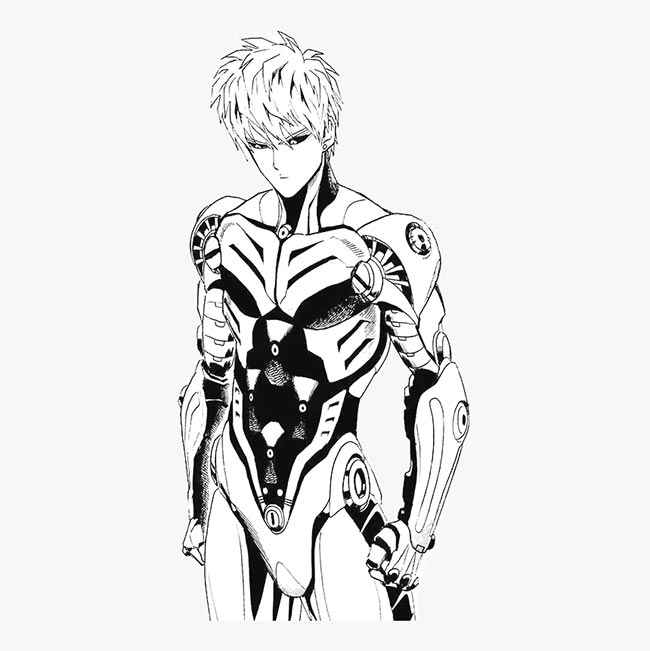 21+ Desenhos do Saitama para Imprimir e Colorir/Pintar