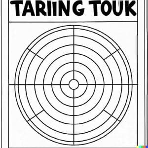 15+ Desenhos de Alvo para Imprimir e Colorir/Pintar