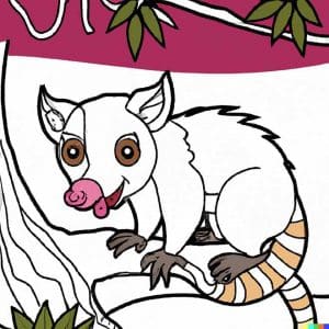 15+ Desenhos de Gambá para Imprimir e Colorir/Pintar