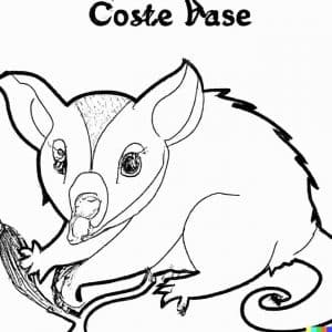 15+ Desenhos de Gambá para Imprimir e Colorir/Pintar
