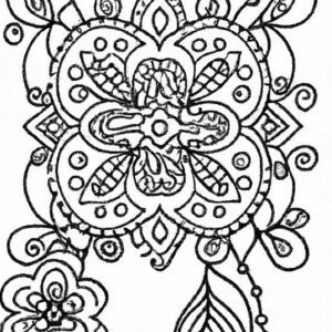 40+ Desenhos de Arabescos para Imprimir e Colorir/Pintar