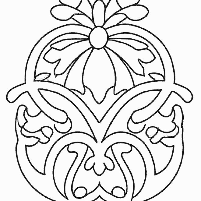 40+ Desenhos de Arabescos para Imprimir e Colorir/Pintar