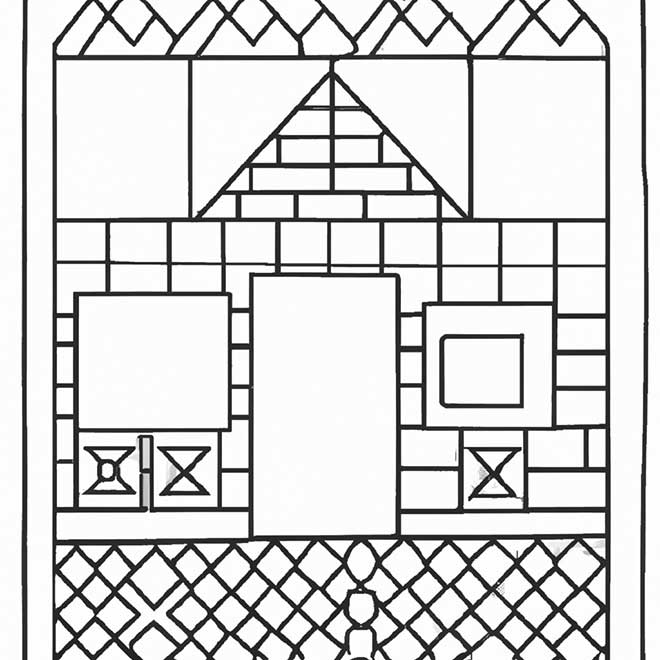40+ Desenhos de Arte Ndebele para Imprimir e Colorir/Pintar
