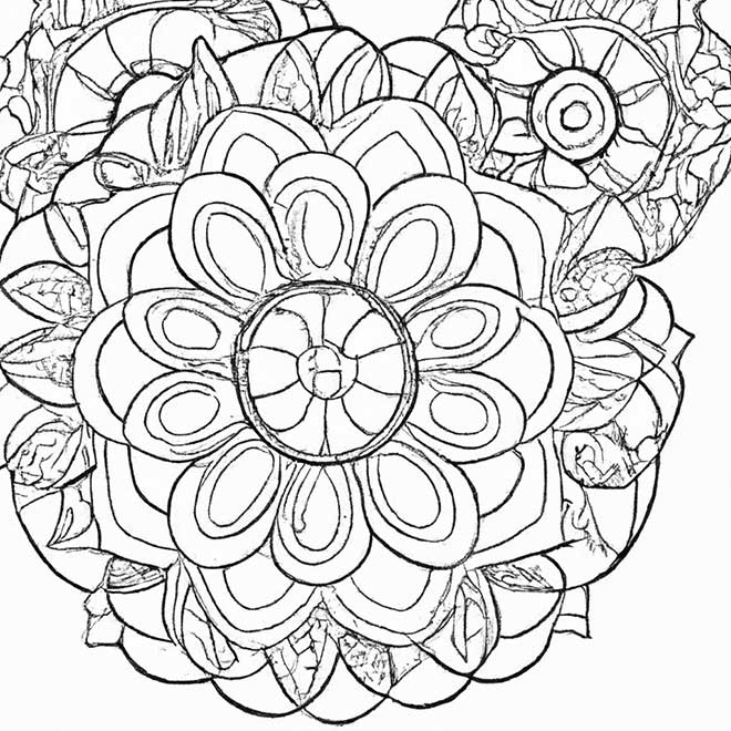 40+ Desenhos de Arabescos para Imprimir e Colorir/Pintar