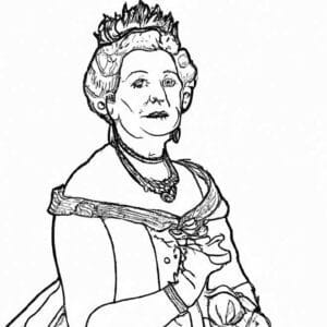 20+ Desenhos de Rainha Elizabeth para Imprimir e Colorir/Pintar