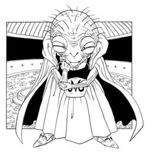 11+ Desenhos de Babidi (Dragon Ball Z) para Imprimir e Colorir/Pintar