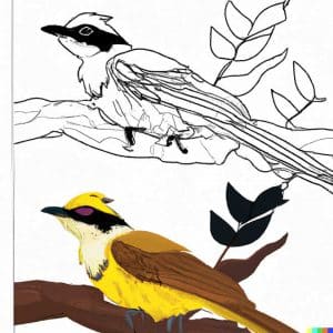 21+ Desenhos de Bem Te Vi para Imprimir e Colorir/Pintar