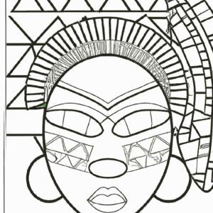 40+ Desenhos de Arte Ndebele para Imprimir e Colorir/Pintar