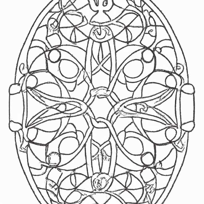 40+ Desenhos de Arabescos para Imprimir e Colorir/Pintar