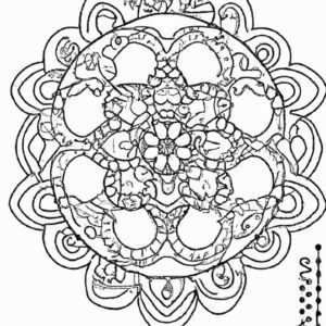 40+ Desenhos de Arabescos para Imprimir e Colorir/Pintar