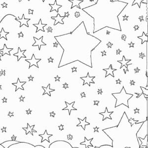 40+ Desenhos de Céu Estrelado para Imprimir e Colorir/Pintar