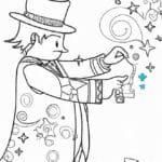 40+ Desenhos de Mágico para Imprimir e Colorir/Pintar (Grátis)