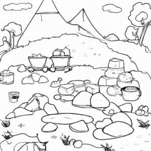 40+ Desenhos de Recursos Naturais para Imprimir e Colorir/Pintar