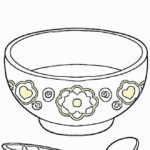 40+ Desenhos de Tigela para Imprimir e Colorir/Pintar