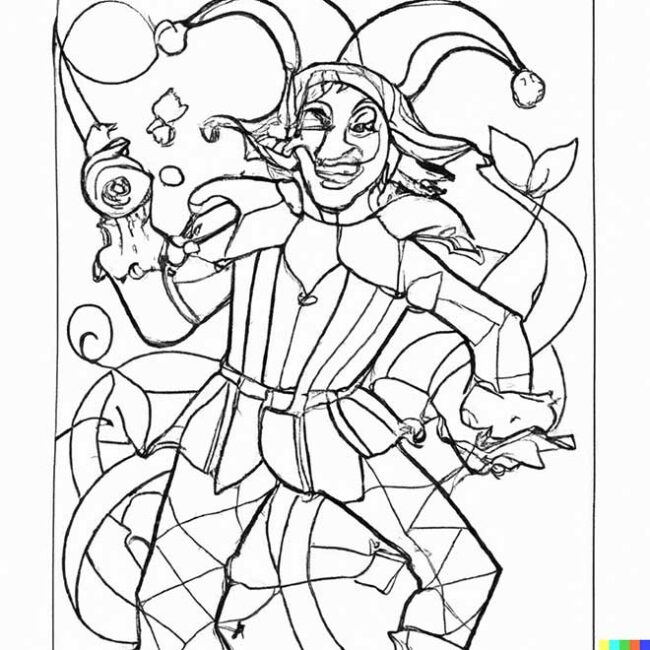 15+ Desenhos de Bobo da Corte para Imprimir e Colorir/Pintar