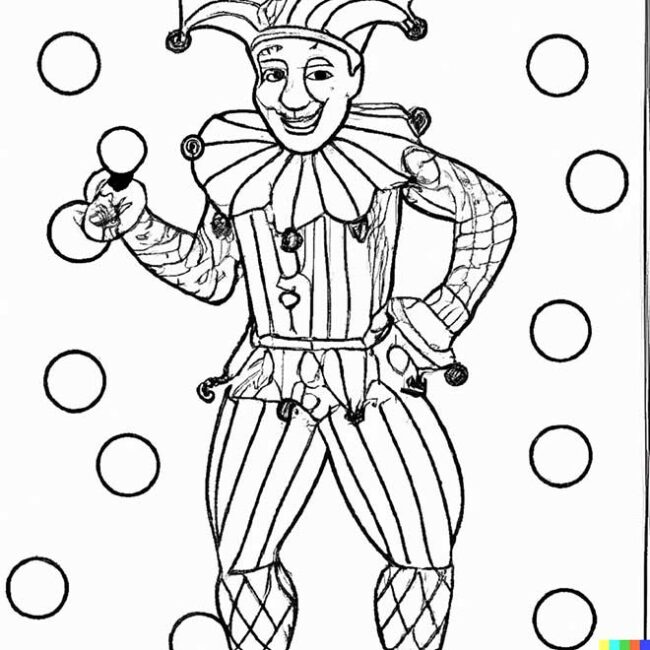 15+ Desenhos de Bobo da Corte para Imprimir e Colorir/Pintar