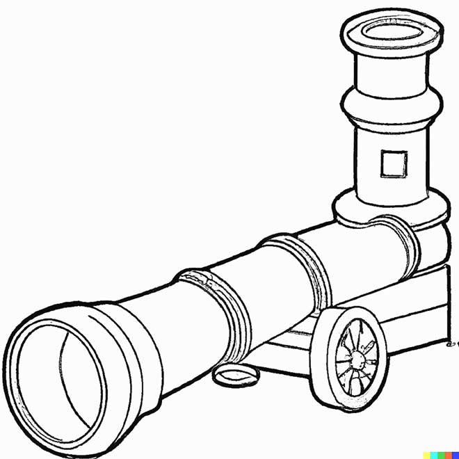 21+ Desenhos de Luneta para Imprimir e Colorir/Pintar