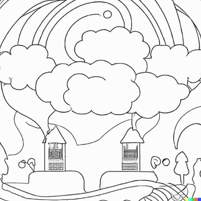 13+ Desenhos de Neblina para Imprimir e Colorir/Pintar