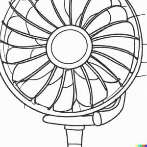 Ventilador Colorare Ventilator Coloring Ventola Ventilatore Disegni ...