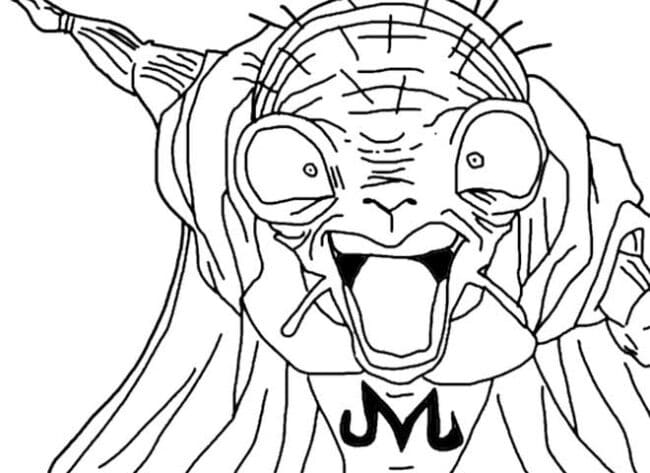 11+ Desenhos de Babidi (Dragon Ball Z) para Imprimir e Colorir/Pintar