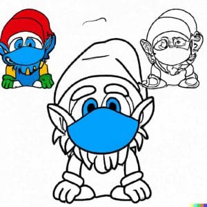27+ Desenhos de Máscara do Smurf para Imprimir e Colorir/Pintar