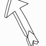 40+ Desenhos de Seta para Imprimir e Colorir/Pintar (Grátis)