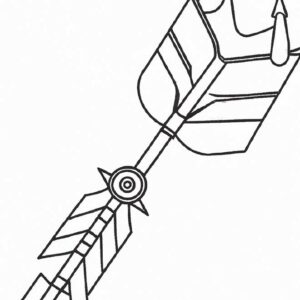 40+ Desenhos de Seta para Imprimir e Colorir/Pintar (Grátis)