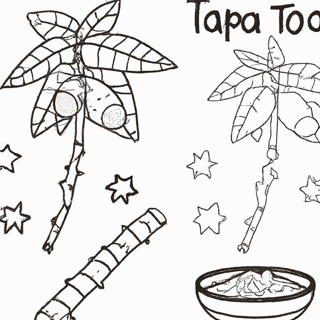 31+ Desenhos de Tapioca para Imprimir e Colorir/Pintar