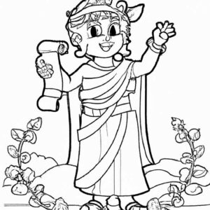 40+ Desenhos de Toga para Imprimir e Colorir/Pintar (Grátis)